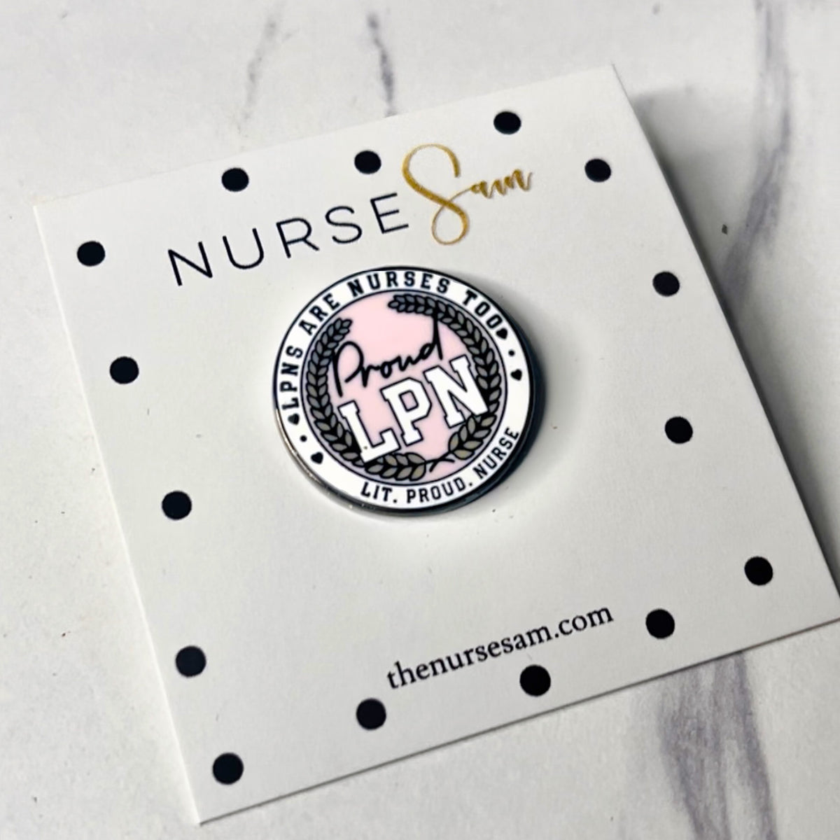 Proud LPN Enamel Pin – The Nurse Sam