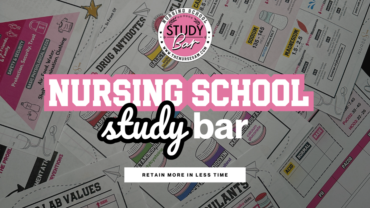Shop All Nurse Sam Study Guides: Nursing School, NCLEX, ATI TEAS/HESI ...
