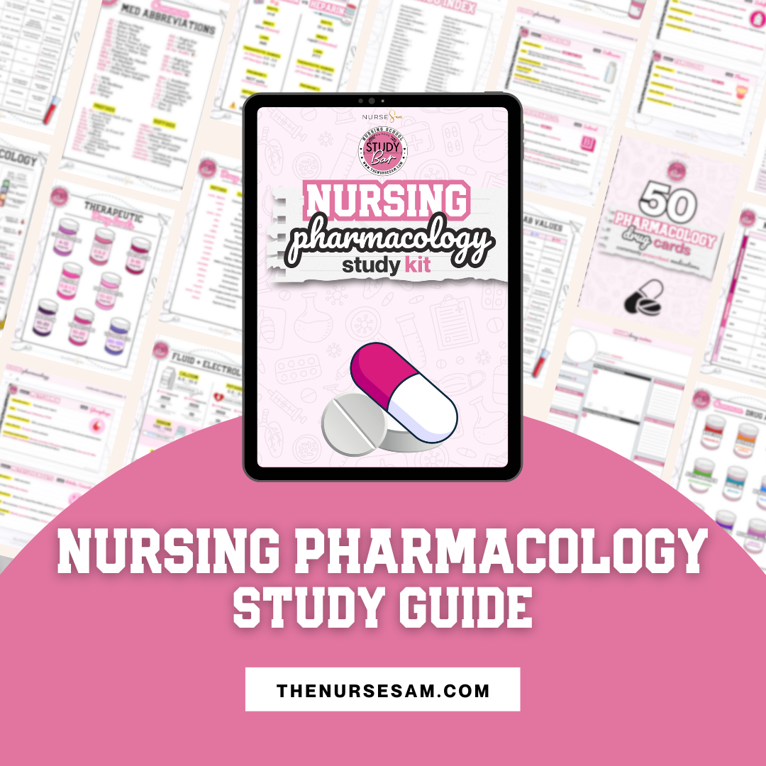 Pharmacology Study Kit – The Nurse Sam