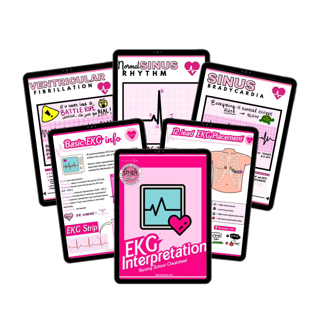 EKG Interpretation Study Kit – The Nurse Sam