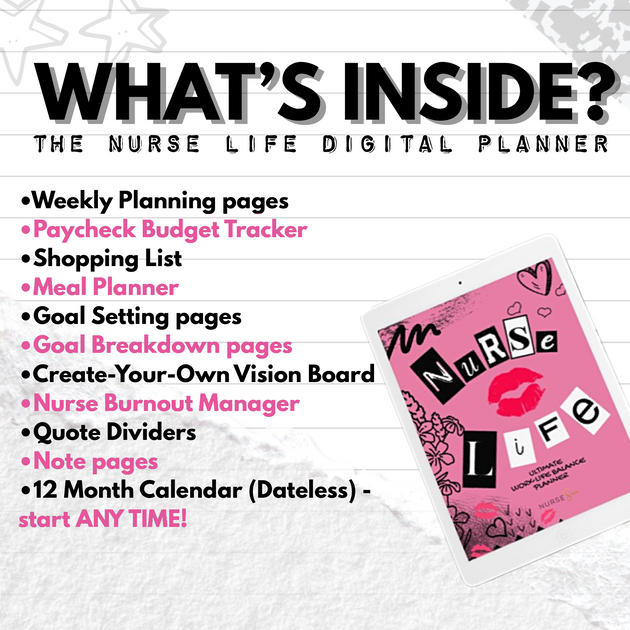 Nurse Life Digital Planner: For Students and Nurses! – The Nurse Sam